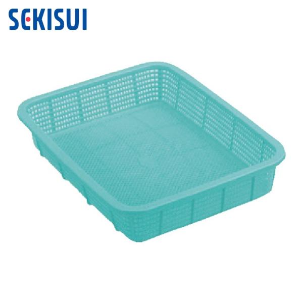 積水 ザル・カゴ|特長:食品保管に最適です。 積み重ね(ネスティング)が可能です。 B5サイズの書類や郵便物などの仕分けや保管、搬送に便利です。