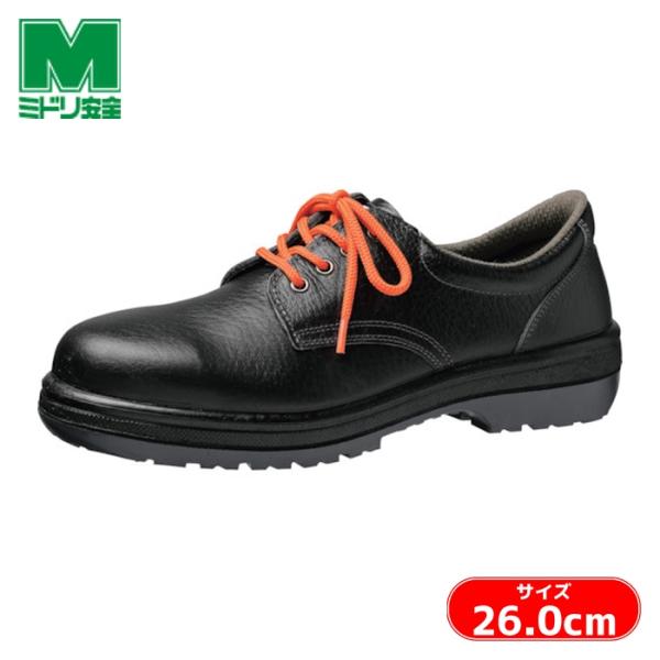 ミドリ安全 絶縁靴|特長:工場内の機械保全や電気工事関係など感電の危険性がある作業及び場所で使用します。 万が一AC300V以下の低圧電気回路を踏んでも、感電を軽減できるよう10[[の9乗]]Ω以上のゴム底の電気抵抗を確保します。 クッショ...