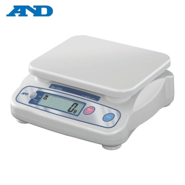 A&amp;D デジタルはかり|特長:計量皿までの高さ(全高)が低く、載せ降ろしが容易で、連続作業の負担を軽減します。 ワンタッチで計量皿の重さをゼロにできます。 (風袋引き可能)・1/2000の高分解能で細かく計量できます。