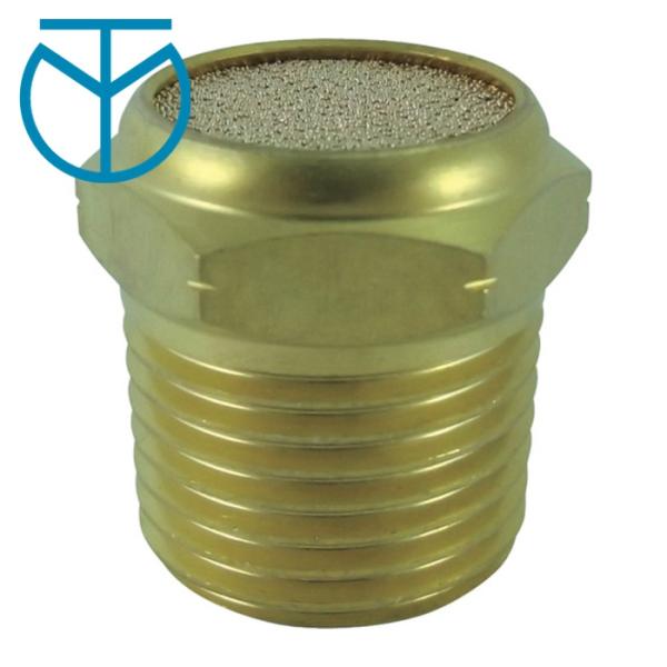 チヨダ サイレンサ(空気用)|特長:小型バルブやパイロットエアの排気用、省スペースマフラとして、場所をとりません。 また、圧力解放目的に最適です。