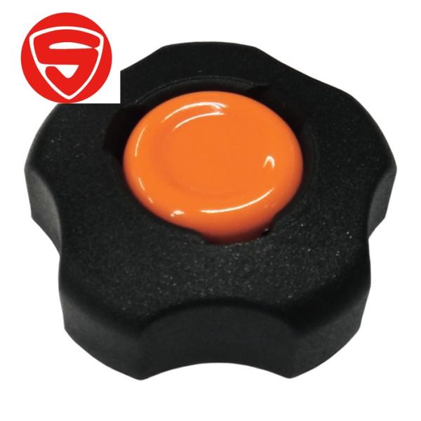 コノエ ノブ|特長:星型の本体と上部に付けるキャップの2つに分かれています。 市販の六角ボルトか六角ナット3種を組み込むことで、工具を用いることなく手で締め付けができるノブボルト・ノブナットになります。 任意のサイズのボルトを付けることで好...