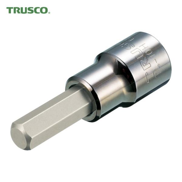 TRUSCO ヘキサゴンソケット|特長:ノンクロムメッキ処理で、環境に優しいです。 ラチェットハンドルに差し込んで、六角穴付ボルトの締め付けが素早く行えます。
