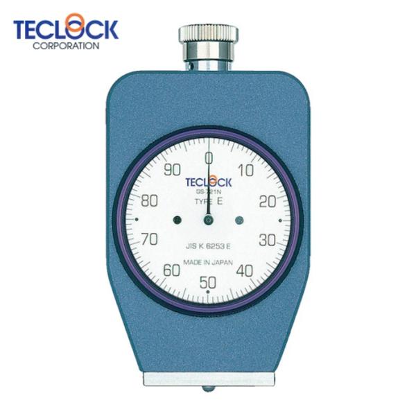 TECLOCK 硬度計|特長:軟質ゴムなどの硬さ測定器に利用できます。 通常の材料よりも柔らかいものの測定に適します。 準拠規格はJIS K 6253です。
