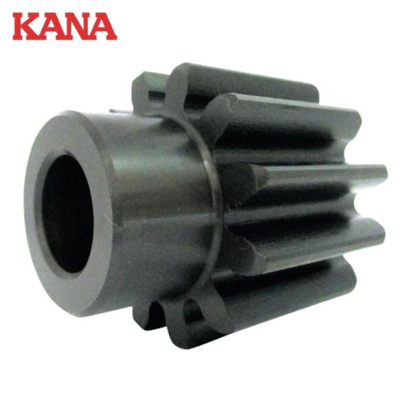 KANA ピニオンギヤ|特長:歯精度:並級(旧JIS4級・新JISN8級)の平歯車です。
