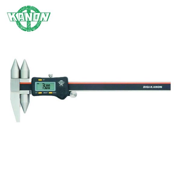 カノン 丸穴ピッチノギス|特長:1本で穴と穴のピッチ、端面から穴までのピッチも直読できます。 誰でも使える最先端のノギスです。