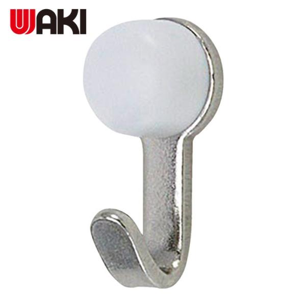 WAKI 吊金具(ビス止めタイプ)|特長:クギがクロスして、石膏ボード壁に強力固定、抜き跡が目立たず、コイン等で取付け簡単です。