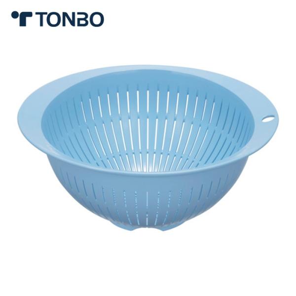 TONBO ザル・カゴ|特長:樹脂製で水に強く水切りに最適です。 中底が広くたっぷり水切りが可能です。 SIAA抗菌加工で清潔にお使いいただけます。