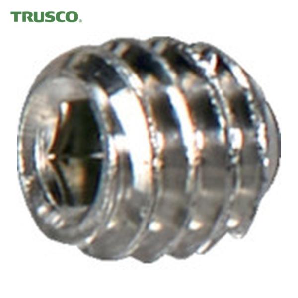 TRUSCO 六角穴付止めねじ|特長:ステンレス(SUSXM・7)で割れ、欠けが無く磁性をほとんど帯びません。 六角レンチで締められるので機械組み立てに最適です。