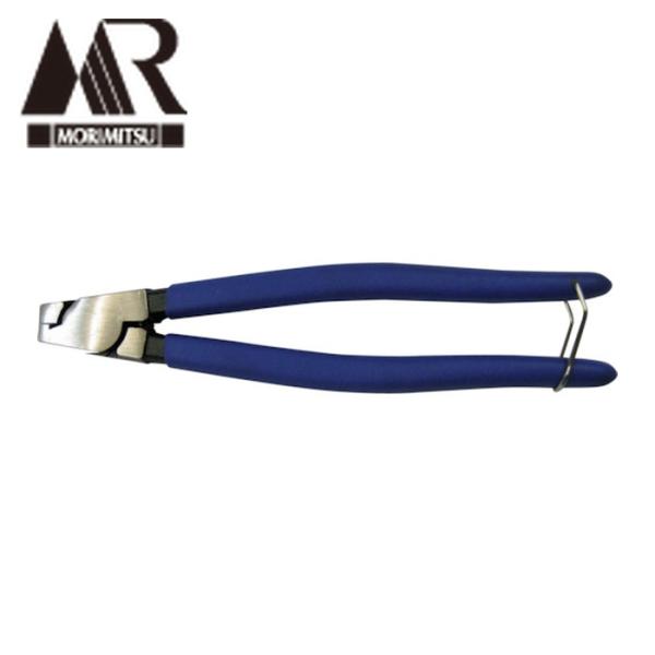 盛光 ハンドプレス|特長:ペンチ式で手に持ちやすく、握ってパンチが簡単に出来ます。 のみ込み5ミリと先端に当てると3ミリに位置出来ます。