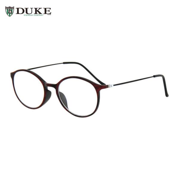 DUKE 老眼鏡|特長:使う人の年齢や性別を問わない飽きのこないデザインです。 スリムに洗練されたラウンド型フレームに、無駄をそぎ落としたミニマムでスキニーなテンプルが軽やかです。 UV&amp;BLUE光線カット機能のレンズは、目へのダメ...