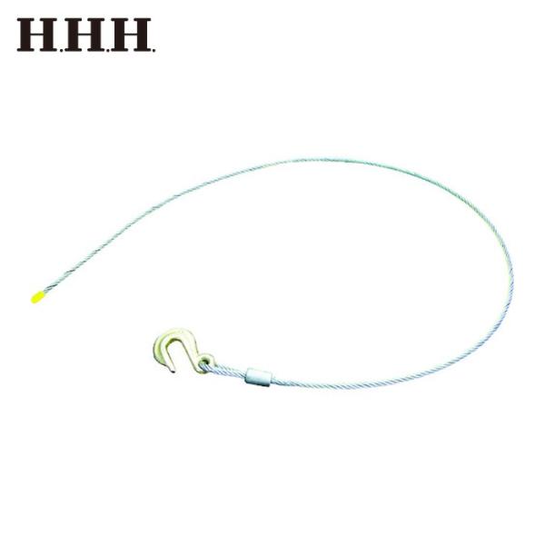 HHH 荷締機|特長:3mm六角レンチで簡単に取り付けできます。 フック、ワイヤともメッキしていますのでサビに強く耐久性があります。