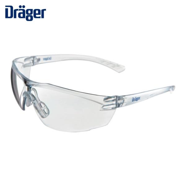 Drager 二眼型保護メガネ(フィットタイプ)|特長:X・pect 8320 のテンプルは柔軟性に優れ、締め付け感の少ない快適な着用を実現しています。