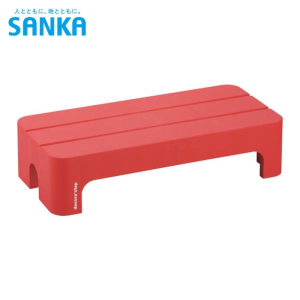 特長●底脚には滑り止めが付いています。用途●踏台用仕様●最大使用質量(kg)：100●天板高さ(m)：0.14●天板寸法(mm)：590×280●色：レッド●本体サイズ(mm)：W590×D280×H140仕様２●完成品材質／仕上●本体：ポ...