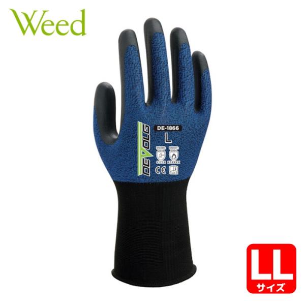 Weed ニトリルゴム背抜き手袋|特長:18ゲージの極薄手タイプで手にぴったりフィットする作業用手袋です。 ニトリルゴムに特殊発泡コーティングを施し、着用したままでもスマートフォン・タブレット端末の操作が可能です。 物流、運搬作業の方に特に...