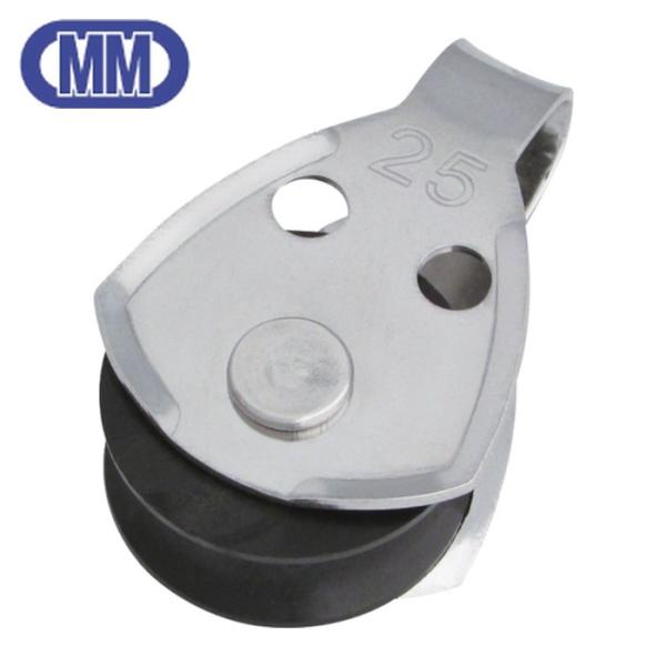 特長●小型・軽量の滑車です。用途●ロープ用調整滑車として。