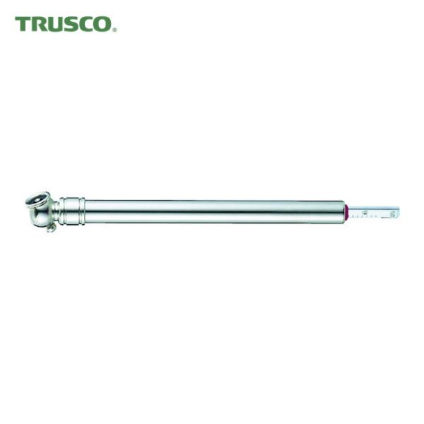 TRUSCO タイヤゲージ|特長:タイヤの空気圧測定に使用できます。 本体棒ゲージ目盛により測定できます。