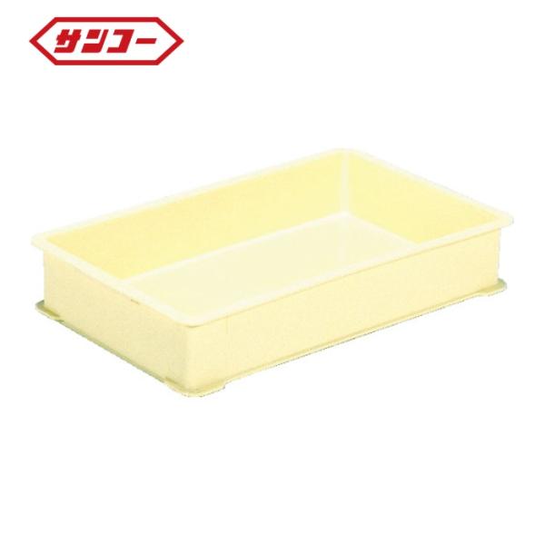 ・製菓・製パン・弁当などの保管・運搬に最適です。・食品用コンテナ。・容量(L):21.1・色:クリーム・外形寸法(mm)間口:644・外形寸法(mm)奥行:393・外形寸法(mm)高さ:113・有効内寸(mm)間口:598・有効内寸(mm)...