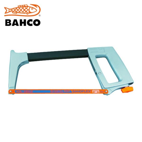 BAHCO 金工鋸|特長:ブレードの取り付け位置により、先端、垂直、55°の3種類の使い方ができ、幅広い作業に対応します。 世界屈指の品質のPLUSを採用。 最高のテンションで真っすぐに切れます。