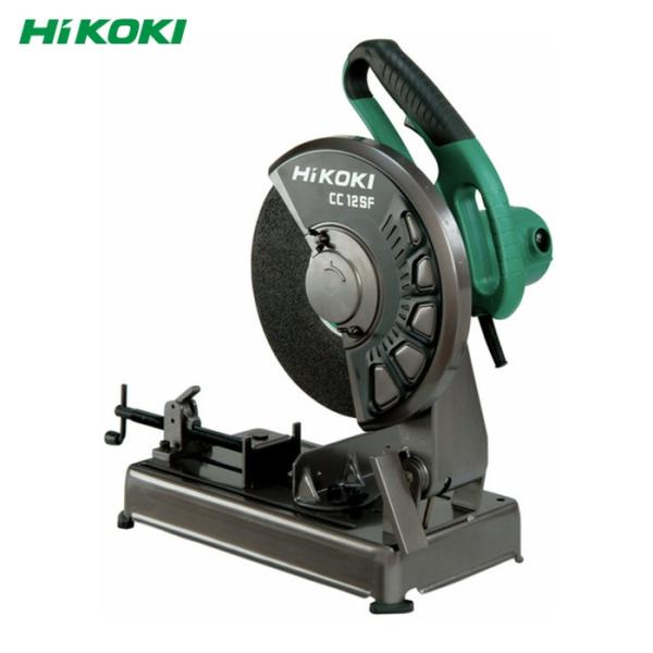 HiKOKI 高速切断機|特長:握りやすいソフトグリップ採用しています。 ワンタッチバイス付です。 強力な切断能力と耐久力です。