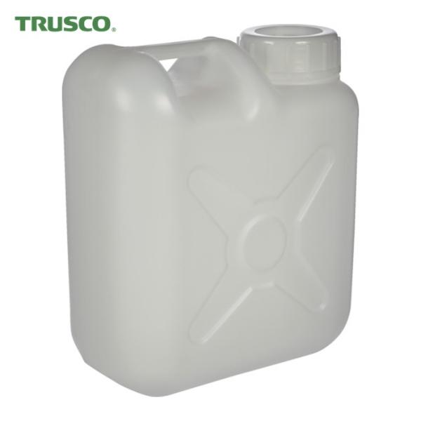 TRUSCO ポリタンク|特長:大口径で広口タイプなので、容器内を洗浄する際に直接手で洗うことができ、清潔に保つことができます。 また容易に液体を充填することができます。 容器包装のポジティブリスト制度(改正食品衛生法)に適合した材料を使用...