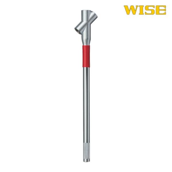 WISE ボールポイント六角棒レンチ|特長:ボールポイントの形状は応力分散形の特許加工で折れにくく便利な補強ハンドルの使用により本締めもできます。 常にハンドルを回しやすい方向(5方向)に差込穴があって楽に本締めができます。 硬度はHRC6...