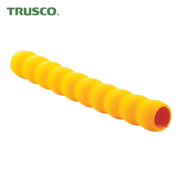 TRUSCO 運搬車用オプション|特長:材質と波型の形状による優れたクッション性によりグリップ力が向上できます。 冷たいハンドルからくる冷えをシャットアウトします。 ハンドル部分のぶつかり事故の衝撃を緩和します。