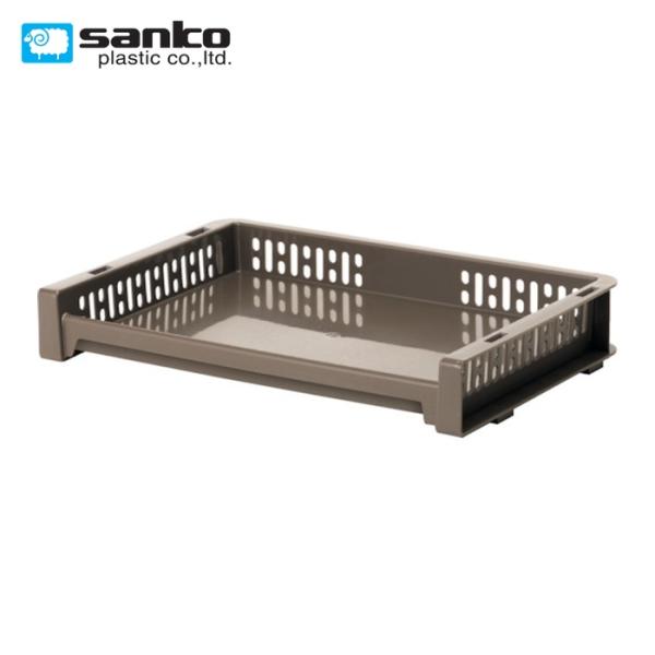 SANKO pla メッシュボックス|特長:積み重ねることで下のスペースも有効利用できるスッキリ整頓ラックです。 リビング、キッチン、サニタリー、クローゼットなど、様々な場所で活躍します。
