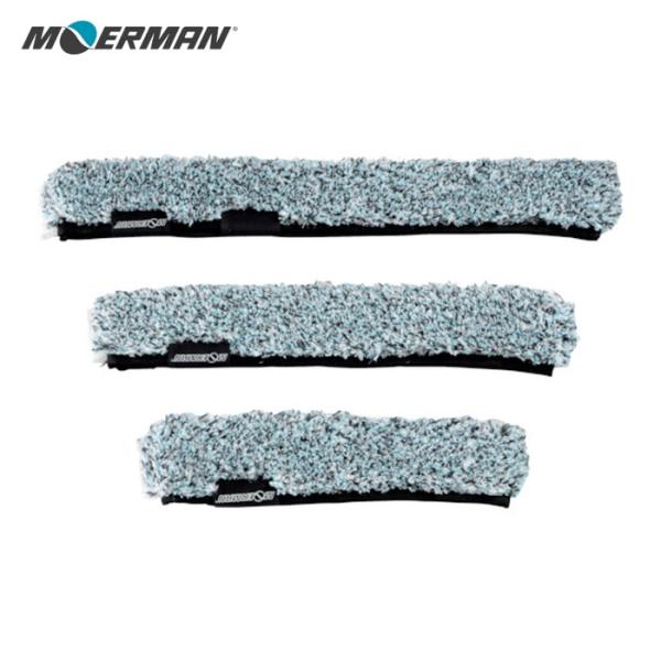 モアマン モップ用替シート|特長:頑固な汚れをこすり落とす硬い繊維と3色のマイクロファイバーの組み合わせで、網戸やガラスについたタバコのヤニ、こびりついた汚れなどを簡単に取り除きます。 高い吸水性と保水性も特長です。 これまでのスリーブより...