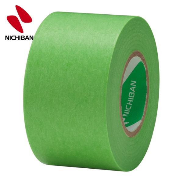 ニチバン マスキングテープ(建築塗装用)|特長:引き出しやすく、作業性に優れています。 基材強度が優れており、剥がすときにテープが切れにくいです。 外壁塗装時のマスキング作業に適しております。