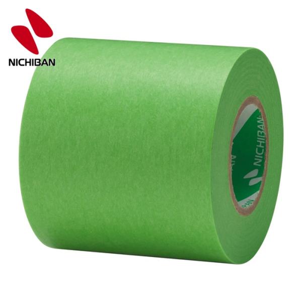 ニチバン マスキングテープ(建築塗装用)|特長:引き出しやすく、作業性に優れています。 基材強度が優れており、剥がすときにテープが切れにくいです。 外壁塗装時のマスキング作業に適しております。