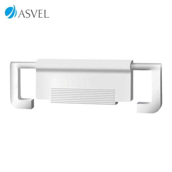 ASVEL 吸着ホルダー|特長:キッチンペーパーのホルダーです。 しっかり固定でき、位置替えも自在です。 冷蔵庫側面やスチールに取り付け可能なマグネット式です。