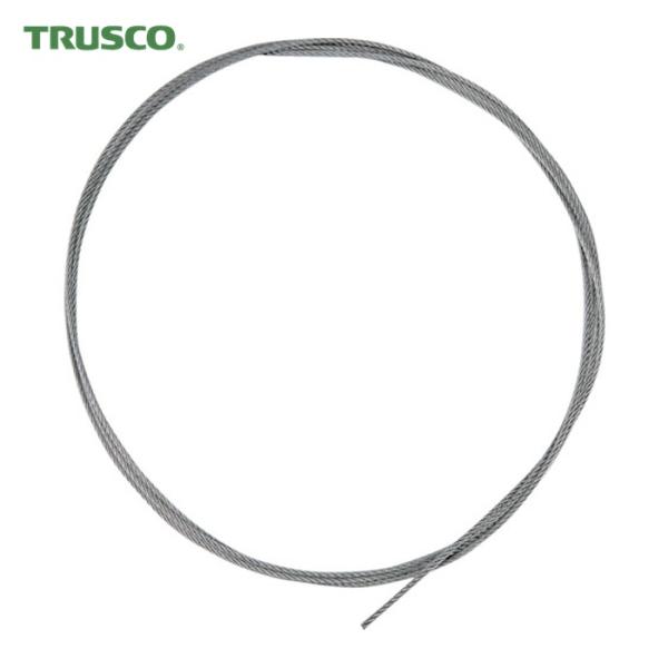 TRUSCO カットワイヤ|特長:ほつれ止め加工を先端に施していますので、自由にお使いいただけます。 細くても強度があり目立ちません。 オールステンのため異種金属による錆びが生じにくいです。
