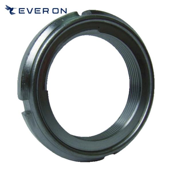 EVN ベアリング用ナット|特長:振動によるねじの緩みを防止します。 ベアリングナットと同じで菊ワッシャーが不要です。