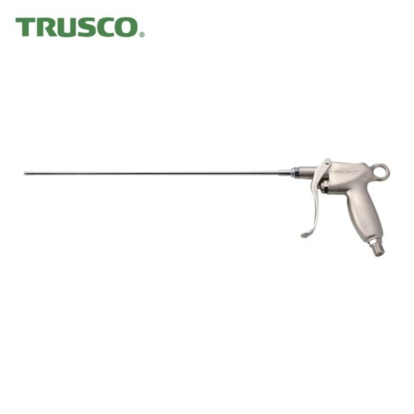TRUSCO エアダスター(アルミボディ)|特長:手にフィットする流線形のボディーを採用しています。 長時間使用しても疲れにくい大型トリガー(引金)を採用しています。