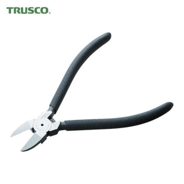 TRUSCO ニッパ(プラスチック用)|特長:形状を最も汎用性の高い形状としました。 樹脂製品のバリ取り作業などに最適です。 刃部鏡面仕上げです。