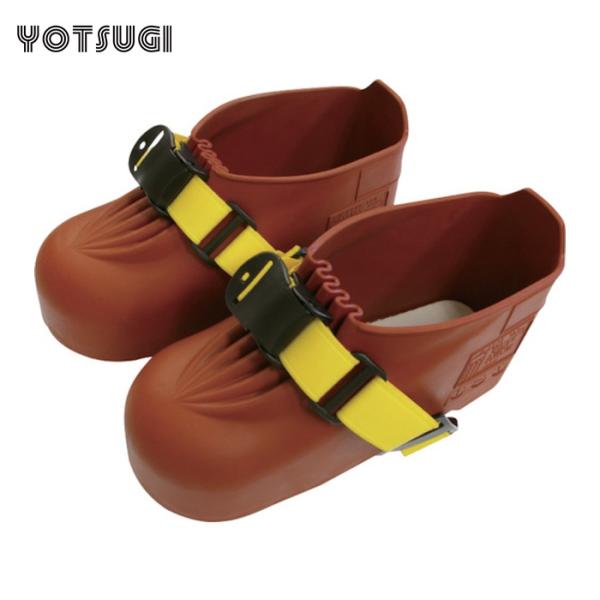 特長●安全靴と絶縁ゴム長靴の履き替え作業が不要となります。●バックル固定式で容易に着脱できます。●左右同型フリーサイズの為、作業間で共用出来ます。(25cm〜28cm安全靴に適用)●高強度繊維の中敷きを使用しています。●安全靴を履きながら、...