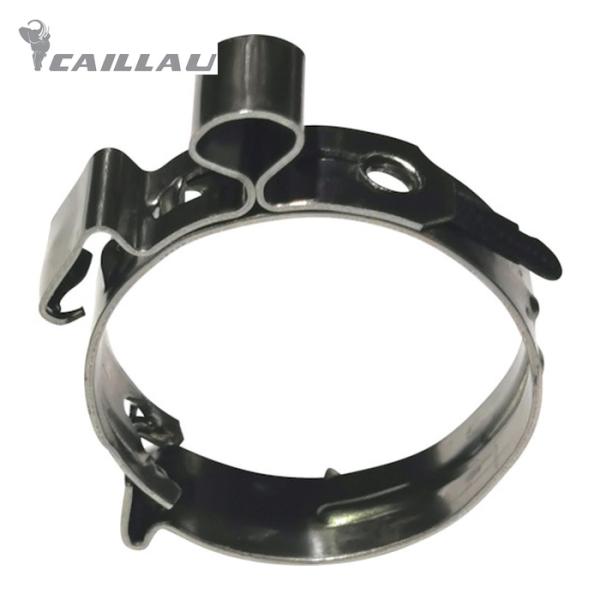 CAILLAU ホースバンド|特長:真円度が高く、締め付け力が均等に分散されるため、高い密閉性を保持することができます。 独自のロック機構を搭載しており、高圧力、引き剥がし、振動などの強い負荷に耐性があります。 専用工具でワンクリックで取付...