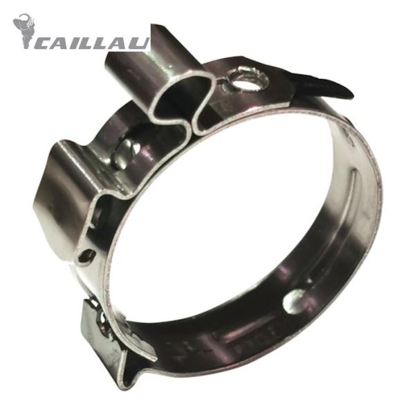 CAILLAU ホースバンド|特長:真円度が高く、締め付け力が均等に分散されるため、高い密閉性を保持することができます。 独自のロック機構を搭載しており、高圧力、引き剥がし、振動などの強い負荷に耐性があります。 専用工具でワンクリックで取付...