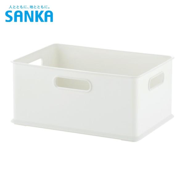SANKA 収納ボックス|特長:積み重ねても便利な収納ボックスです。 すっきりとしたフォルムで、どんなお部屋にもなじみます。