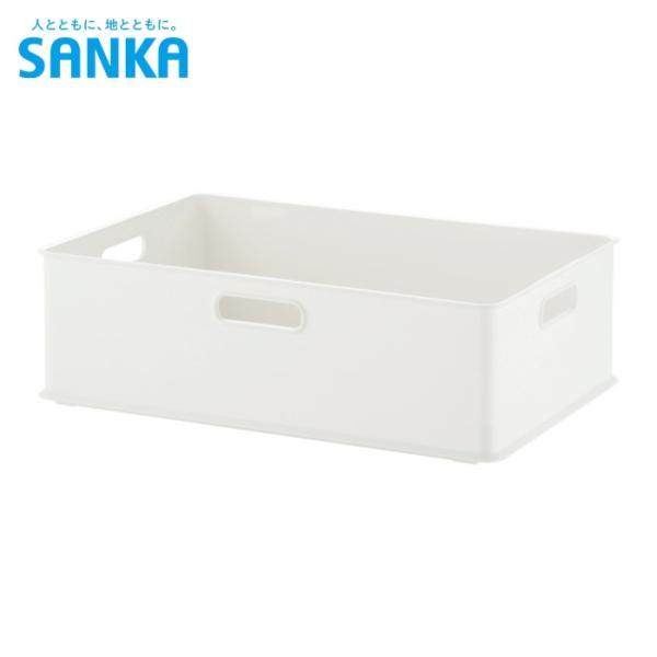SANKA 収納ボックス|特長:積み重ねても便利な収納ボックスです。 すっきりとしたフォルムで、どんなお部屋にもなじみます。