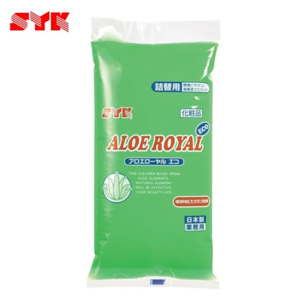 SYK ハンドソープ|特長:環境に優しい天然由来のスクラブ剤配合の手洗い洗剤です。 アロエエキス配合(保湿成分)で手肌をやさしく洗いあげます。