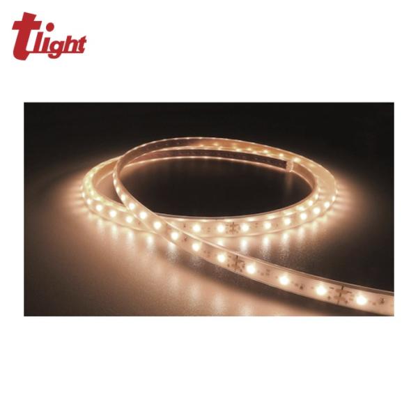 tlight LEDテープライト|特長:DC24Vテープライトです。 品質安定性の高い日亜化学工業製LEDを使用しています。 超軽量で幅13。