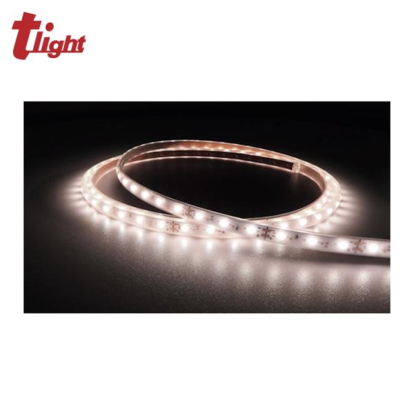 tlight LEDテープライト|特長:DC24Vテープライトです。 品質安定性の高い日亜化学工業製LEDを使用しています。 超軽量で幅13。