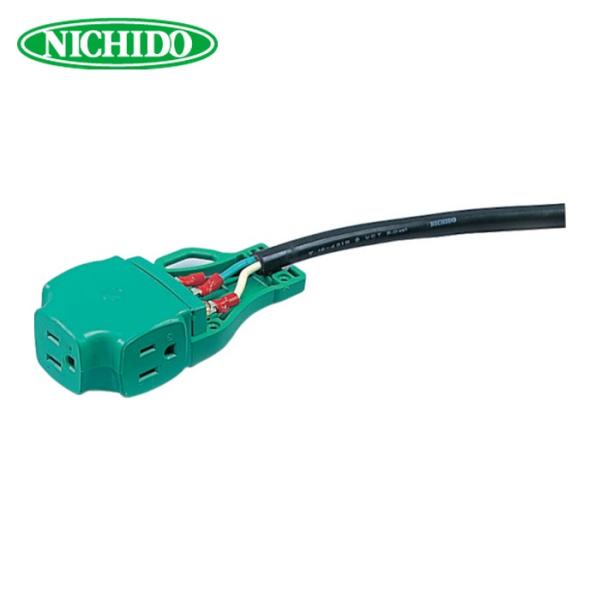 NICHIDO 交換コンセント|特長:交換用トリプルコンセントです。 MTL・2Eは通電すると光ります。