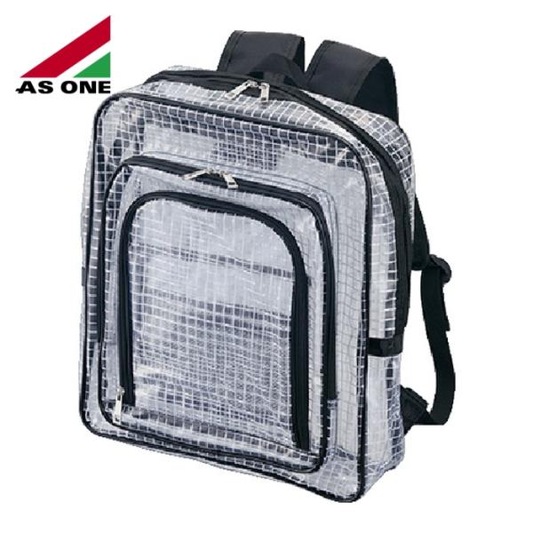 AS クリーンルーム用バッグ|特長:中身の確認が容易なため、工場内・作業現場へ不審物の持ち込みを防止します。 ベルト部分は長さ調整が可能です。