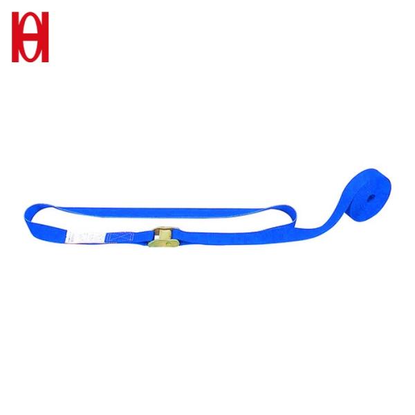 OH ベルト荷締機|特長:カムバックル式で簡単な操作で荷締め作業ができます。