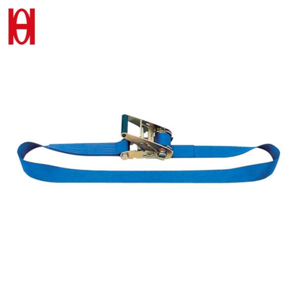 OH ベルト荷締機|特長:簡単な操作で確実な荷締め作業ができます。 ベルト幅25mmタイプでの強力タイプで、軽トラックによく使用されます。