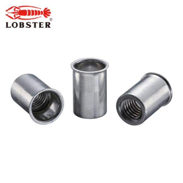 エビ ブラインドナット|特長:エビナットはナットとリベットの機能を兼ね備えたブラインドファスナーです。 タップ立ての難しい薄材やパイプ・溶接のできないプラスチック板にも片側から簡単に取り付けることができます。 専用のエビ印ナッターを使用すれ...