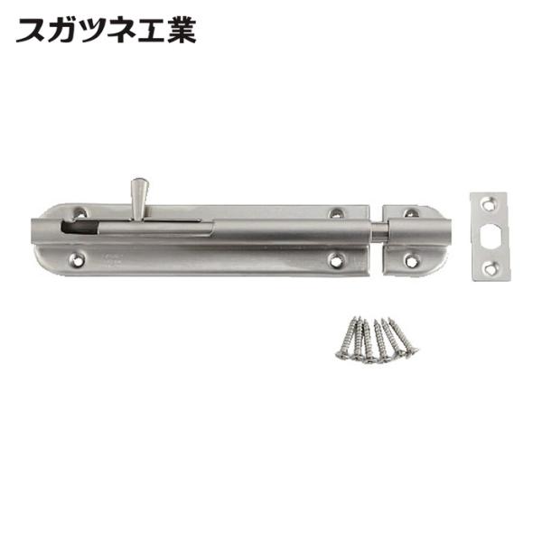 ・落し棒が長く、段階調節できるためよりしっかりと施錠できます。・ステンレス鋼製で耐食性に優れ、いつまでも美しくご使用いただけます。・トイレなどの内掛けにも最適です。・振動、衝撃などでΦ9の落し棒がガタつかず、はずれにくいバネ入りタイプです。...