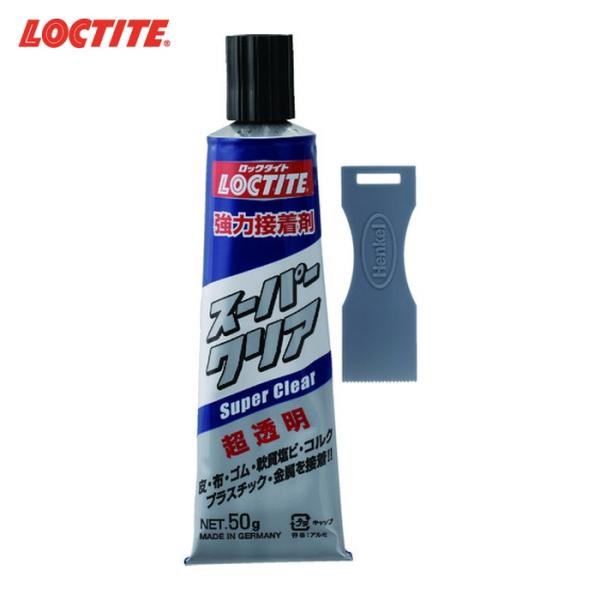 LOCTITE 接着剤1液タイプ|特長:多用途タイプの接着剤です。 硬化後はガラスのような透明な仕上がりです。 硬化後も柔軟性があり、皮革やゴムなどの柔らかい素材の接着に適しています。